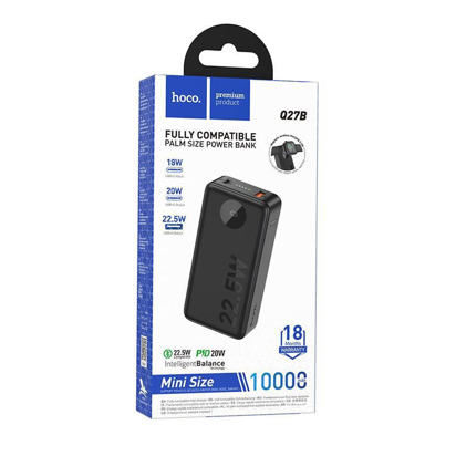 PowerBank HOCO Q27B (10000 mAh) sa punjacem za sat crni