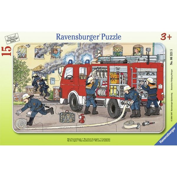 Ravensburger puzzle (slagalice) Hrabri vatrogasci u akciji RA06321