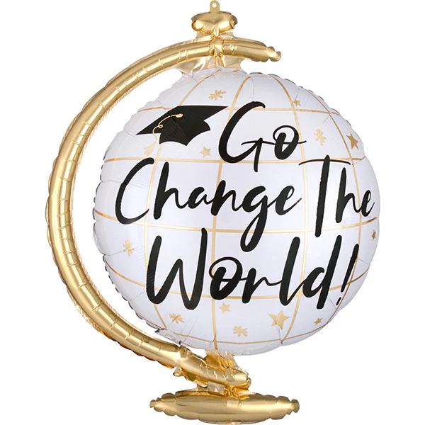 Change The World Globe Folija Balon