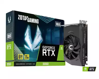 ZOTAC Grafička karta Zotac Gaming Geforce RTX 3050 Solo 6GB DDR6 96 bit 3xDP/HDMI