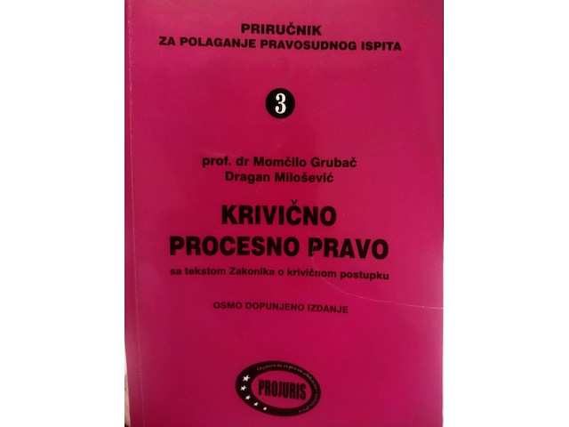 KRIVIČNO PROCESNO PRAVO 2021. priručnik za pravosudni