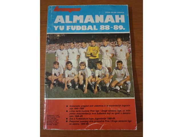 Almanah Yu fudbal 88-89