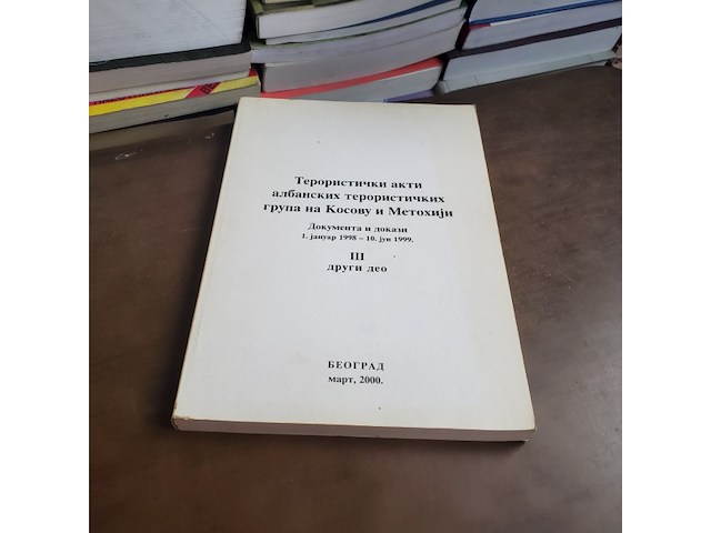 Teroristicki akti albanskih teroristickih grupa na Koso