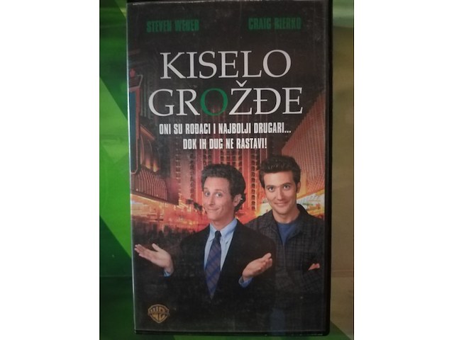 Kiselo Grožđe - Steven Weber / Craig Bierko / VHS /