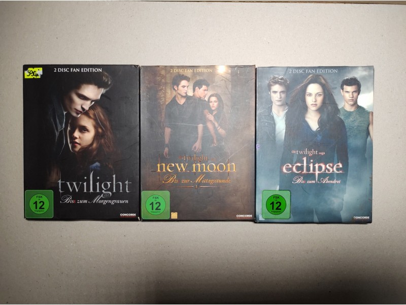 Twilight Saga 3 dela DVD