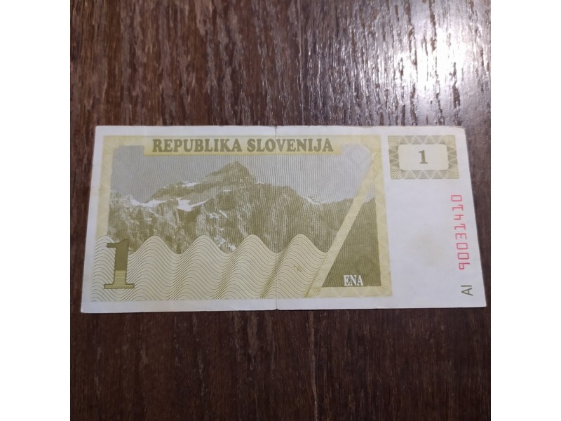 Slovenija 1 tolar 1991