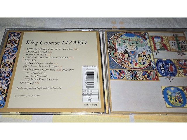 King Crimson - Lizard , ORIGINAL