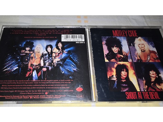 Mötley Crüe - Shout at the Devil , ORIGINAL