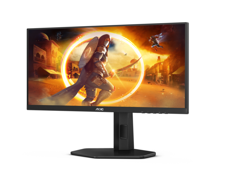 Monitor AOC 24G4X 23,8"/IPS/1920x1080/180Hz/1ms GtG/HDMIx2,DP,/Gsync,freesync/pivot,visina/crna