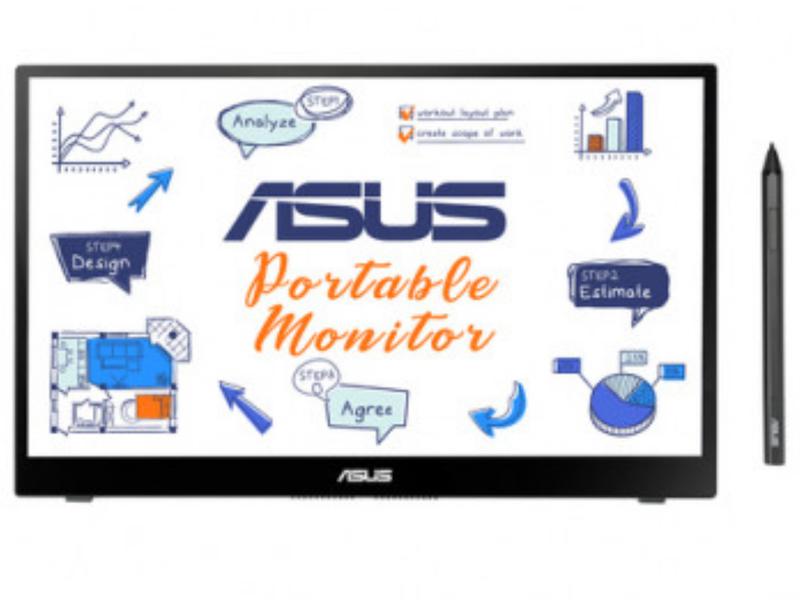 Monitor ASUS ZenScreen MB14AHD 14"/IPS/1920x1080/60Hz/5ms GtG/USB C x2/prenosni/crna