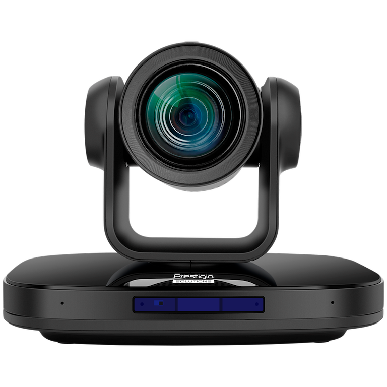 Prestigio Solutions Video Conferencing 4K PTZ Camera Alpha: 4K UHD, 8.4MP, PTZ, AI, No mic, PoE, Connection via HDMI 2.0, USB 3.0, RJ45 or 3G-SDI