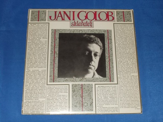 Jani Golob - Skladatelj Jani Golob