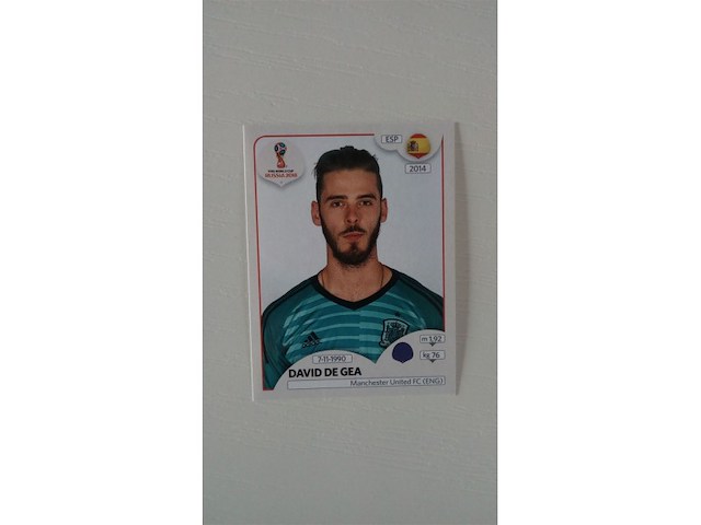 Panini FIFA 2018 Russia sličica broj 122