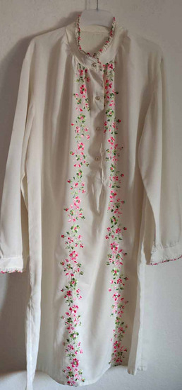 Vintage bogato vezena spavacica-hljina vel.M