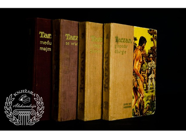 Edgar Rice Burroughs Tarzan Komplet 1 - 4