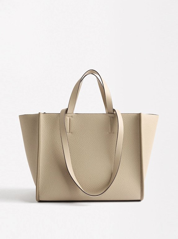 SHOPPER BAG WITH ZIPPER