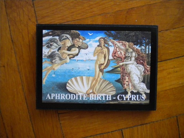 Kipar APHRODITE BIRTH, CYPRUS, magnet za frizider