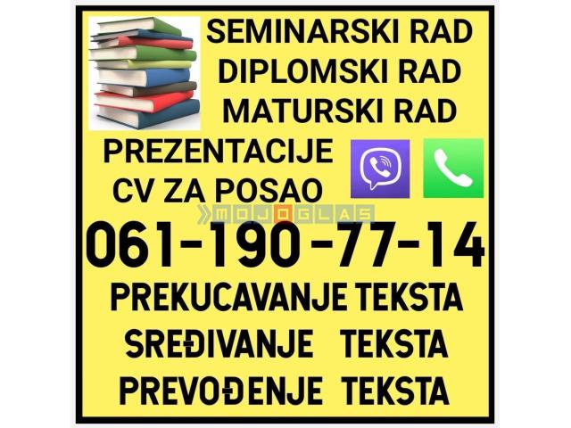 Prezentacija, maturski, seminarski, diplomski