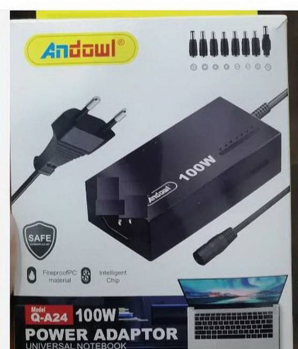 UNIVERZALNI punjac za Laptop 100W Laptop PUNJAČ univerzalni za 220V