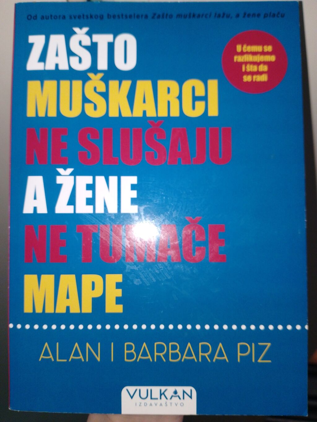 Naslov: Zašto muškarci ne slušaju, a žene ne tumače mape Autor: Alan