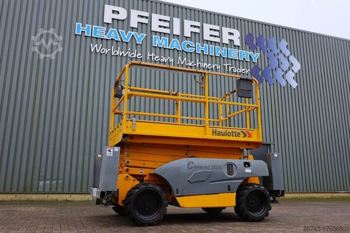 Podizanje makaza
Haulotte Compact 12DX Diesel, 4x4 Drive, 12m Working Height