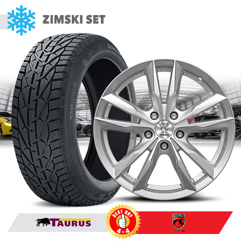 215/65 R17 SET Z TAURUS + REDS FAST SIL 5/114.3 + TPMS