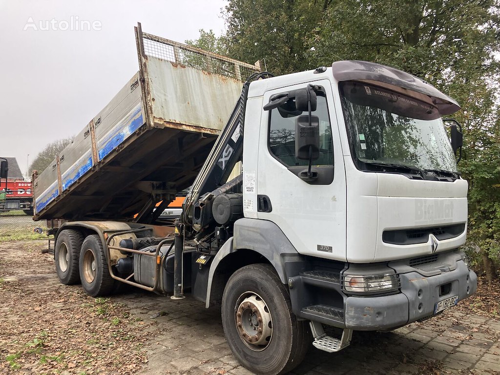 Renault Kerax 370 dci kipper +’kran kiper