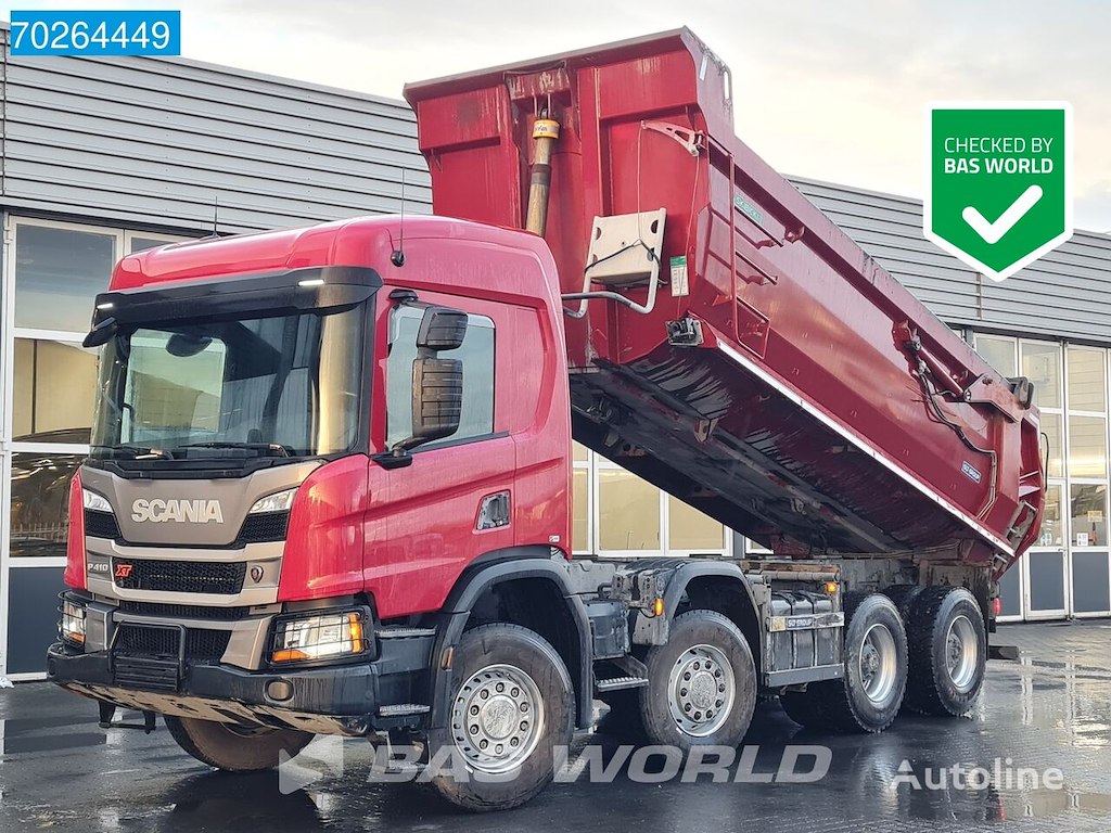 Scania P410 8X4 Big-Axle 19m3 Tipper Steelsuspension Euro 6 kiper