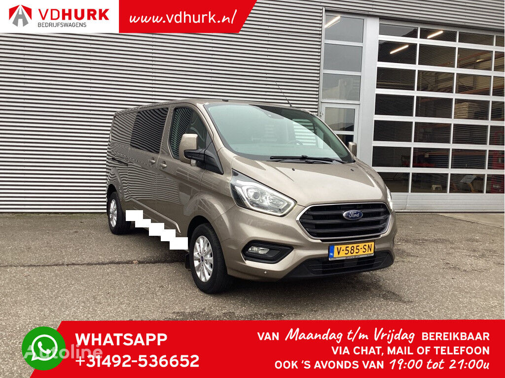 Ford Transit Custom 2.0 TDCI 130 pk Aut. L2 Limited DC Dubbel Cabine/ minibus furgon