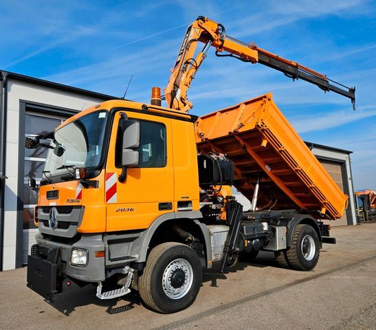 Mercedes-Benz Actros 2036 4x4 MP3 Terex Atlas 125 Kran Euro5 kiper