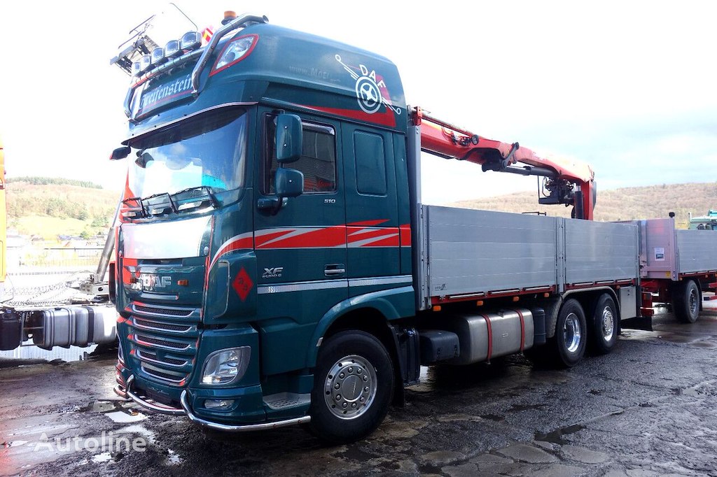 DAF XF 510 kamion s ravnom platformom