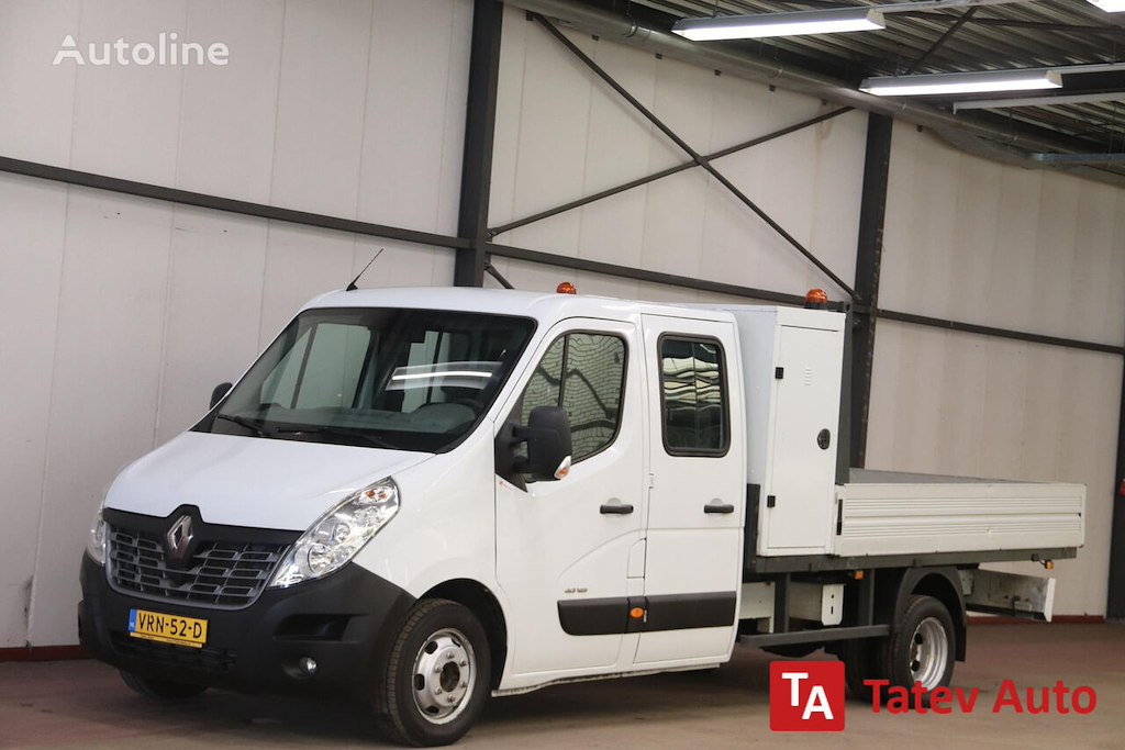 Renault Master 2.3 dCi DC DUBBEL CABINE OPEN LAADBAK kamion s ravnom platformom < 3.5t