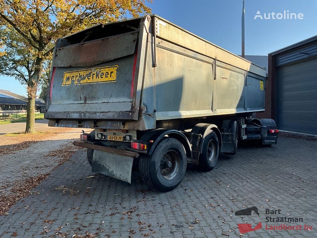 Bulthuis TSTA23 3 assen kiptrailer as 1 liftas en as 1 en 3 stuurbaar poluprikolica kipera