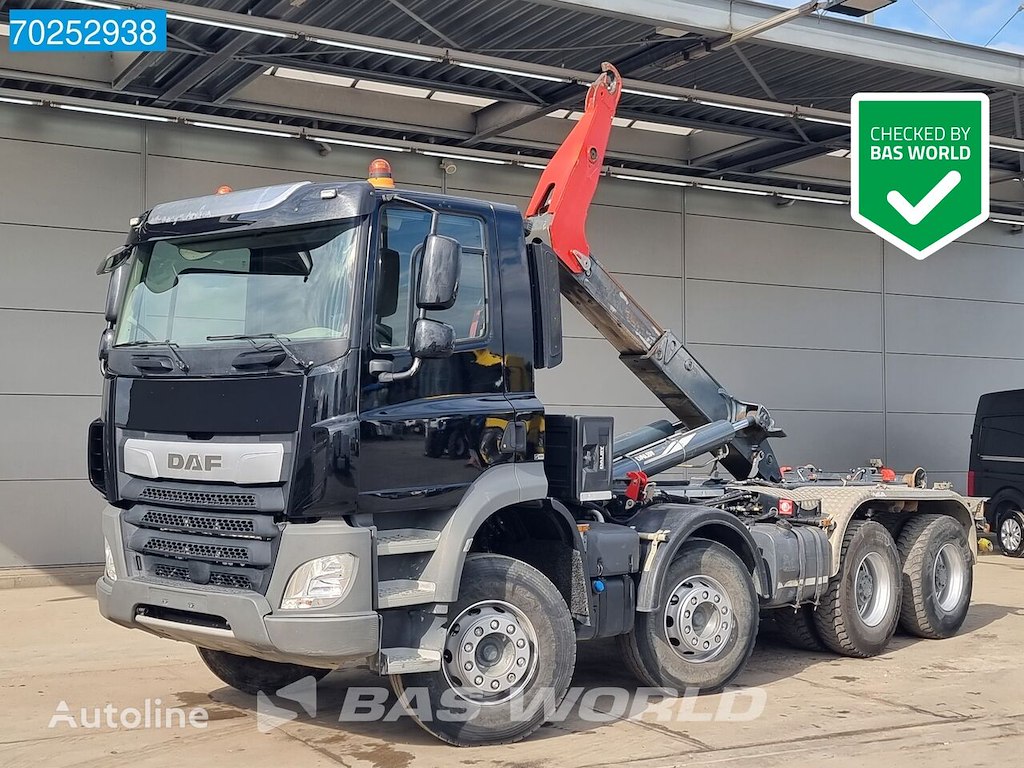 DAF CF 480 8X4 Dalby containersystem Big-Axle Steelsuspension Navi E kamion rol kiper