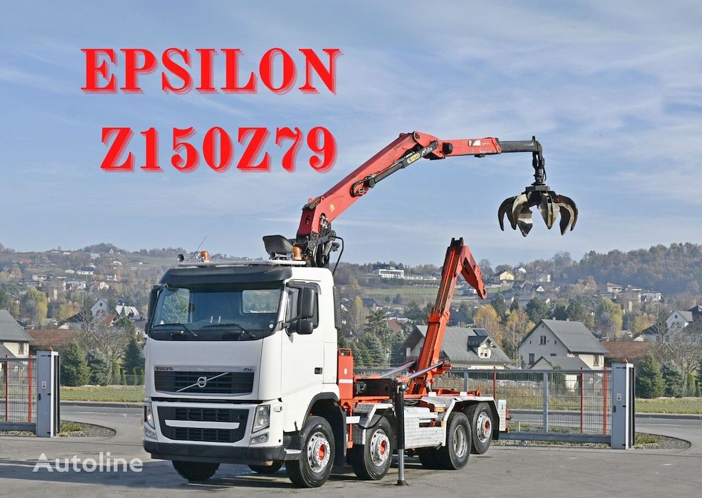 Volvo FH 500 * Abrollkipper * EPSILON Q150Z79 * TOP kamion rol kiper