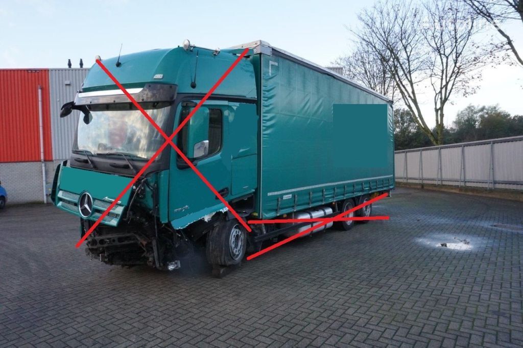 Krone / CURTAIN SAILS / ONLY BOX / L775 / B248 / H282 / SLIDING ROOF / kamion sa klizna zavesa cerada