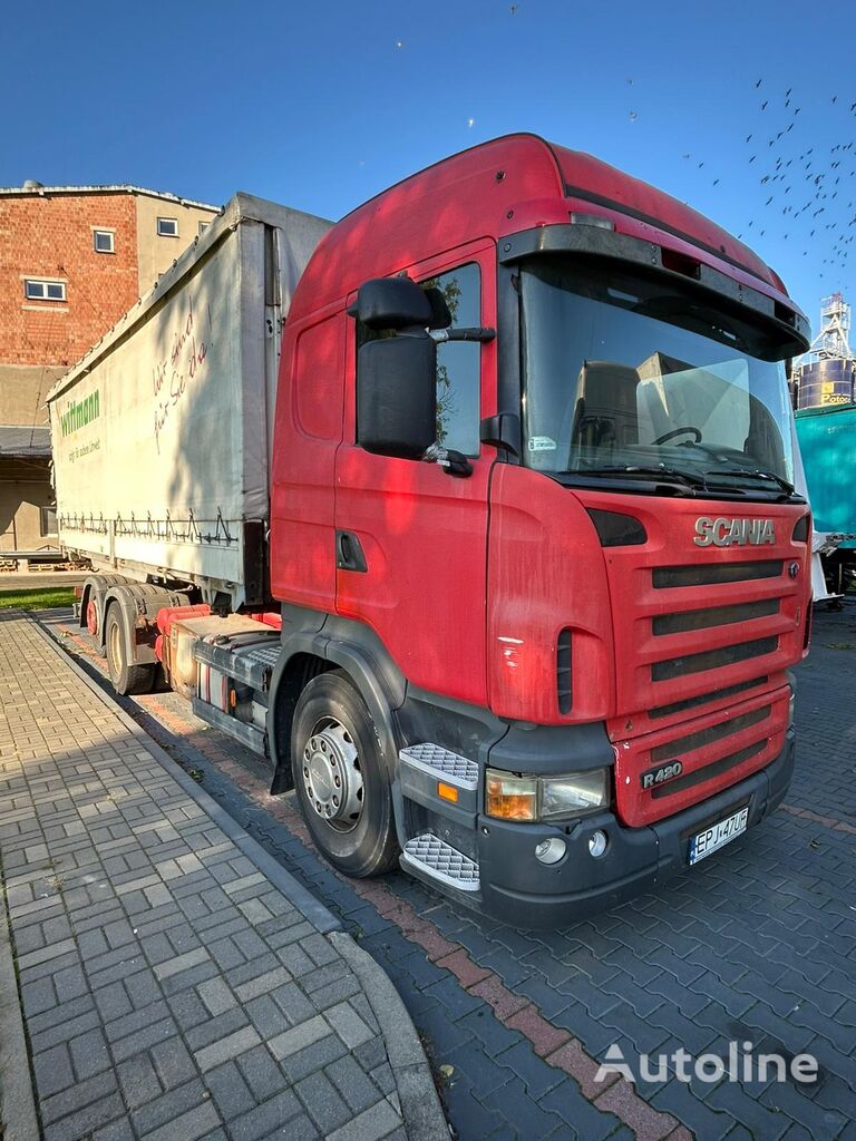 Scania R420 kamion sa klizna zavesa cerada