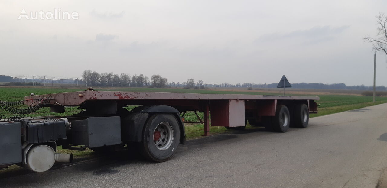 Fruehauf SPRING/ DOUBLE TIRES/ PLATFORM/ TWIST LOCK - CONTAINER poluprikolica platforma