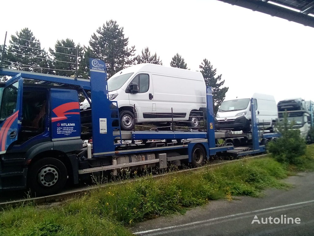 Mercedes-Benz ACTROS 1843 autotransporter + prikolica autotransportera