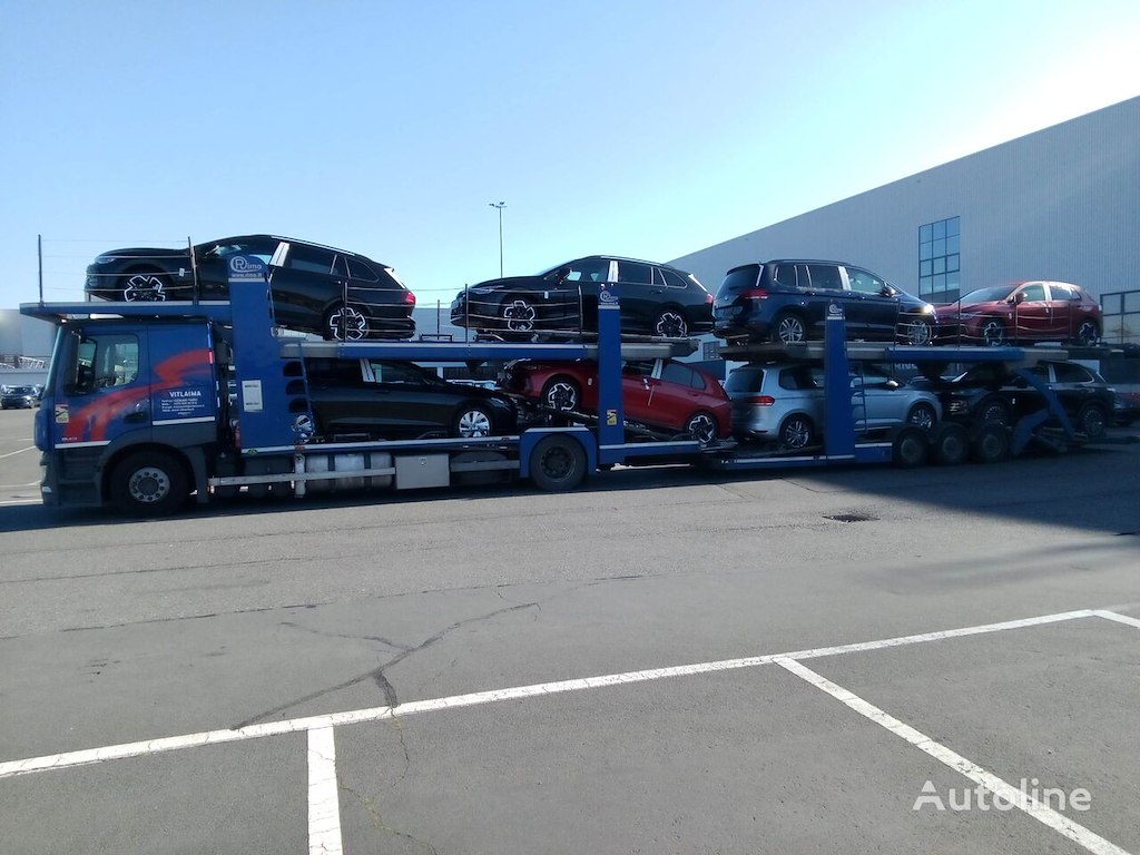 Mercedes-Benz ACTROS 1843+RIMO PL7 autotransporter + prikolica autotransportera