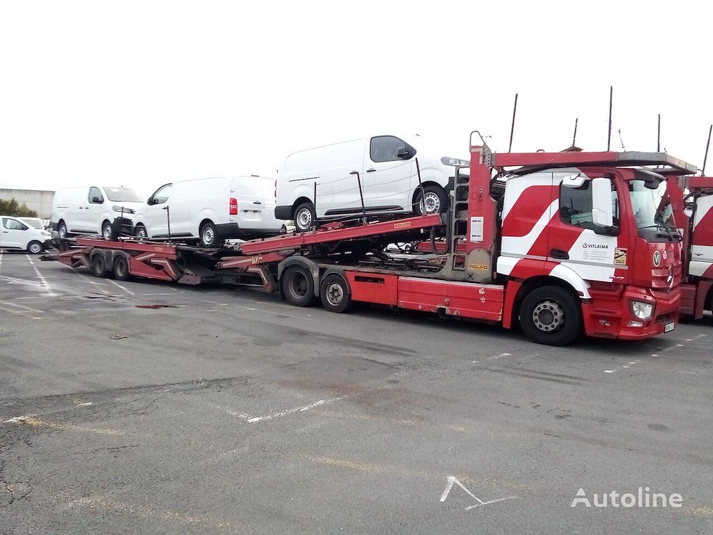 Mercedes-Benz Actros 1843 autotransporter + prikolica autotransportera