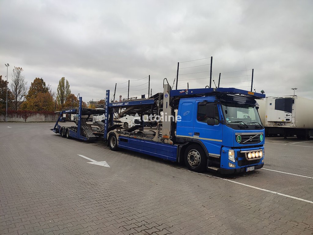 Volvo FM 460 autotransporter + prikolica autotransportera