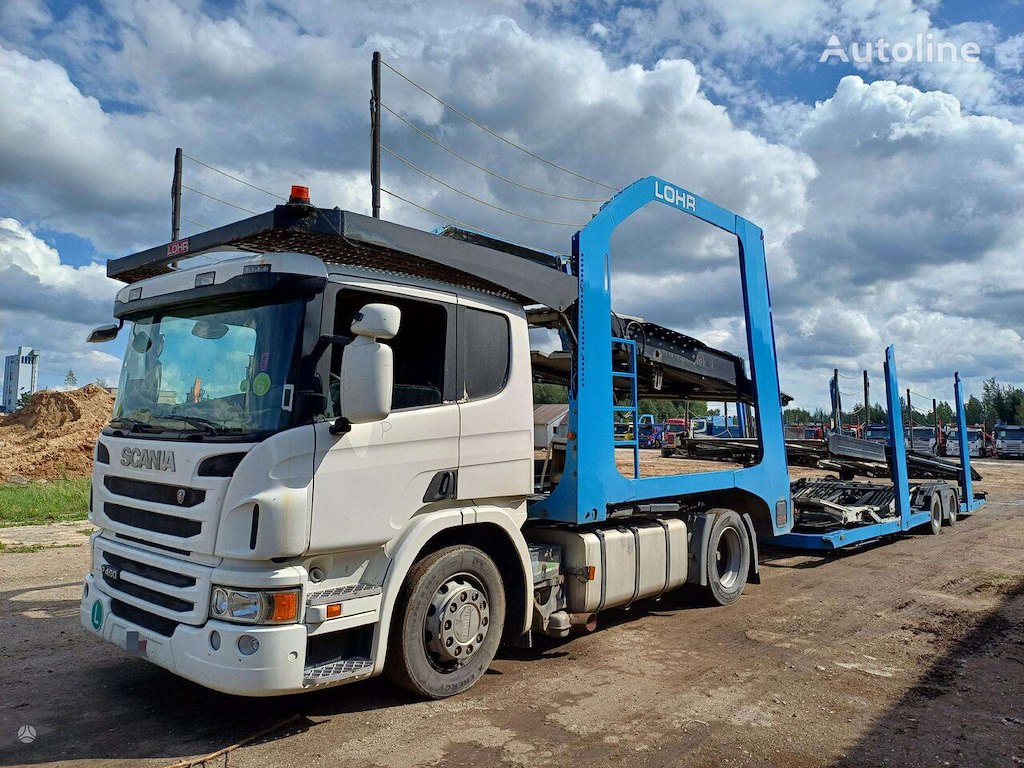 Scania P450 + LOHR 2006 autotransporter + prikolica autotransportera