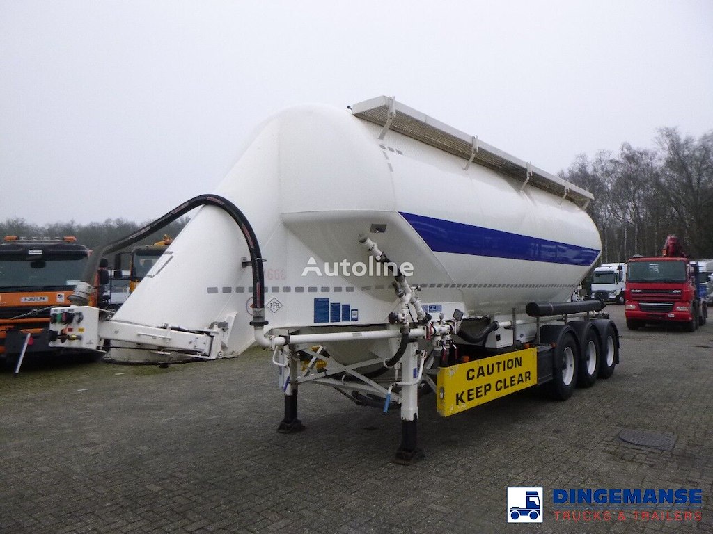 Feldbinder Powder tank alu 36 m3 / 1 comp cisterna za prevoz cementa