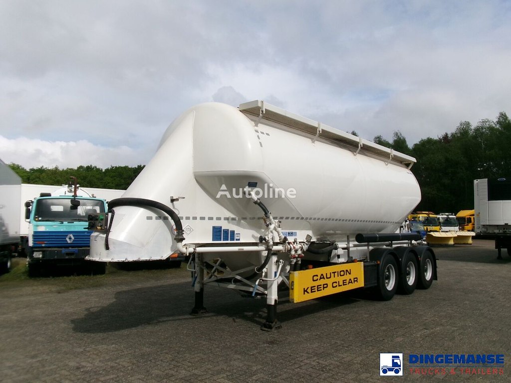 Feldbinder Powder tank alu 36 m3 / 1 comp cisterna za prevoz cementa