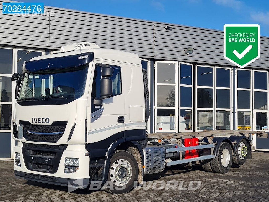 IVECO Stralis 420 6X2 Retarder ActiveSpace ACC Standklima Euro 6 vozilo za prevoz kontejnera