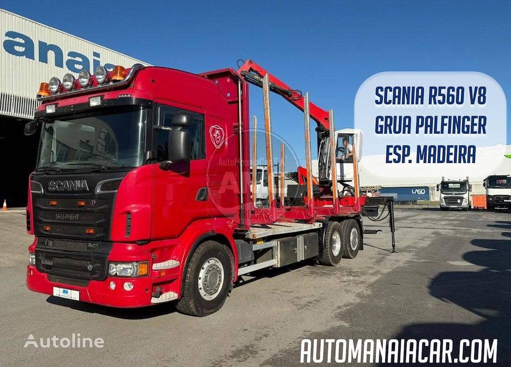 Scania R560 kamion za prevoz drva