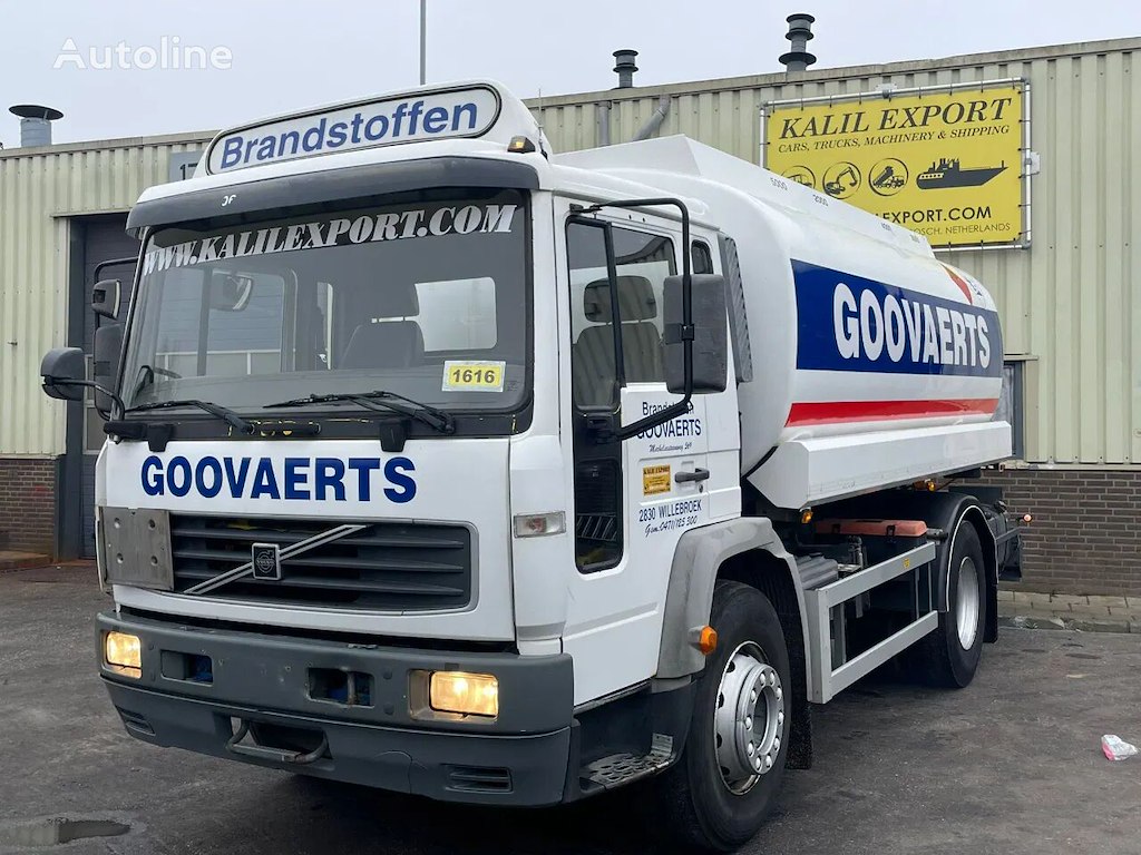 Volvo FL 6 Fuel Tank Truck 14.000 Liters Manuel Gearbox Belgium Truck autocisterna