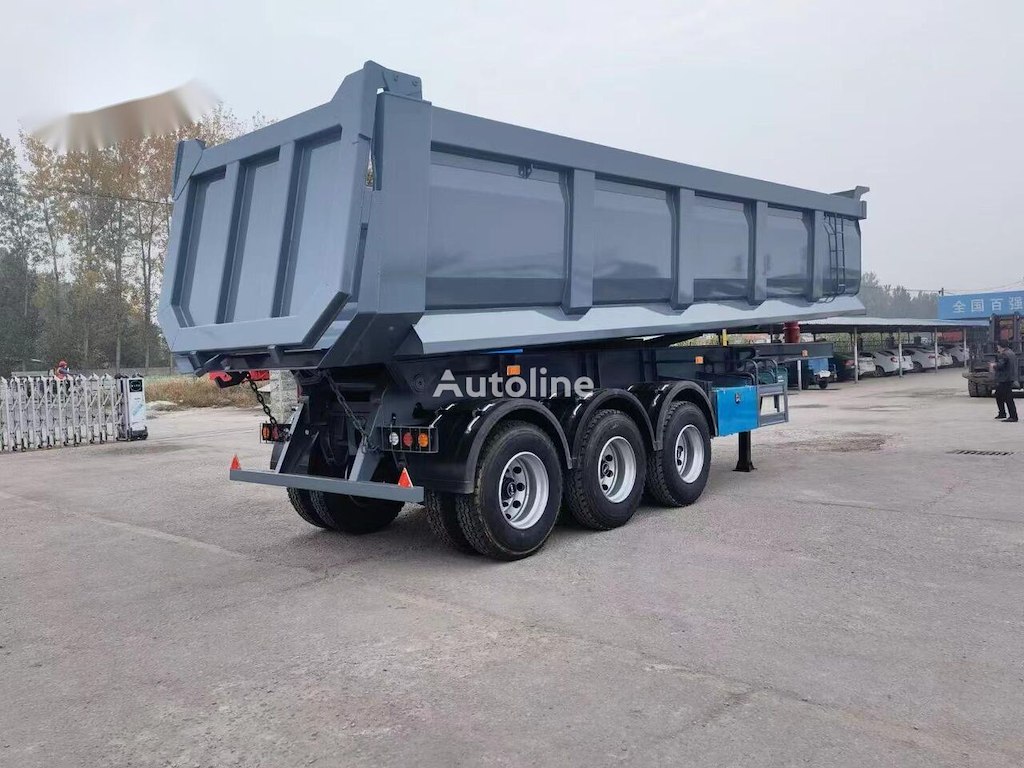 Nova FOREVER High Quality Hydraulic 3 Axl End Rear Tipper Trailers Tr prikolica kiper