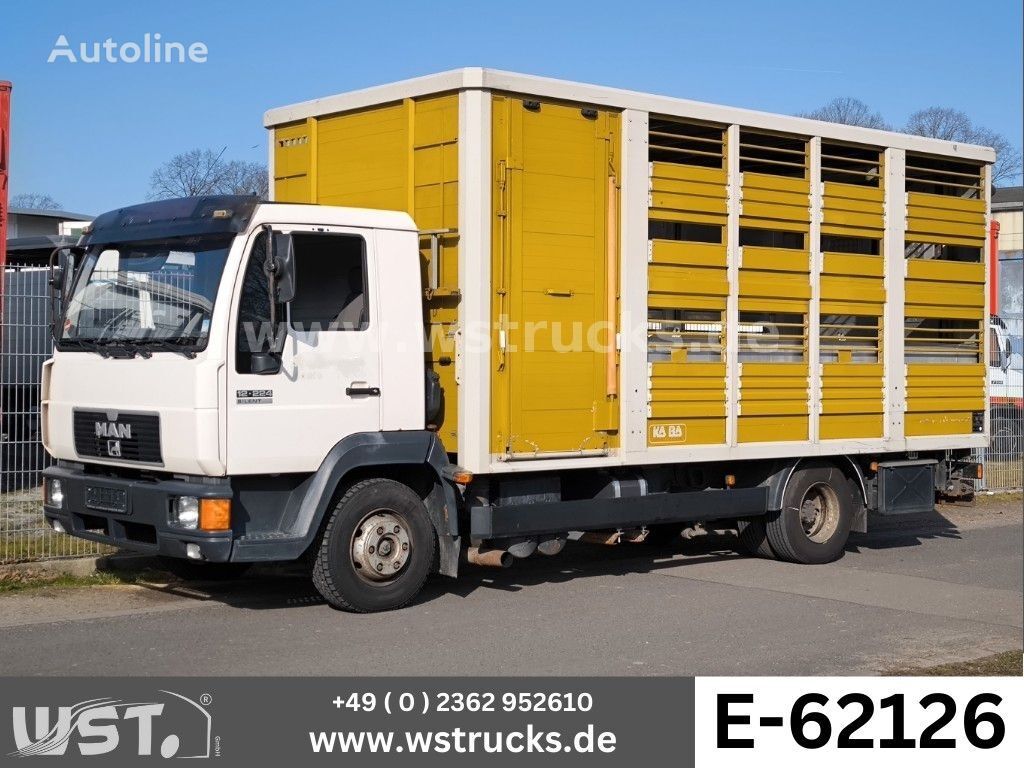 MAN L 2000 12.224 mit KABA Doppelstock Vollalu kamion za prevoz stoke